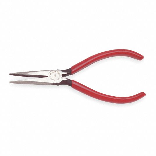 PROTO Needle Nose Plier: 1 1/4 in Max Jaw Opening, 6 5/8 in Overall Lg ...