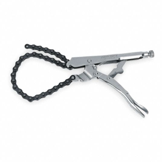 9 in Locking Chain Clamp, 6 in Max. Opening - Grainger