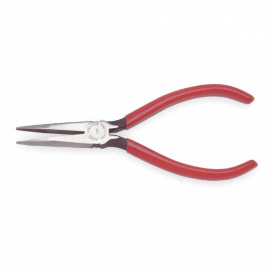 3/4 in Max Jaw Opening, 4 7/8 in Overall Lg, Needle Nose Plier - 3R269 ...