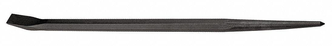 PROTO Alignment Pry Bar: Point End, 16 in Overall Lg, 1/2 in Bar Wd, 1/ ...
