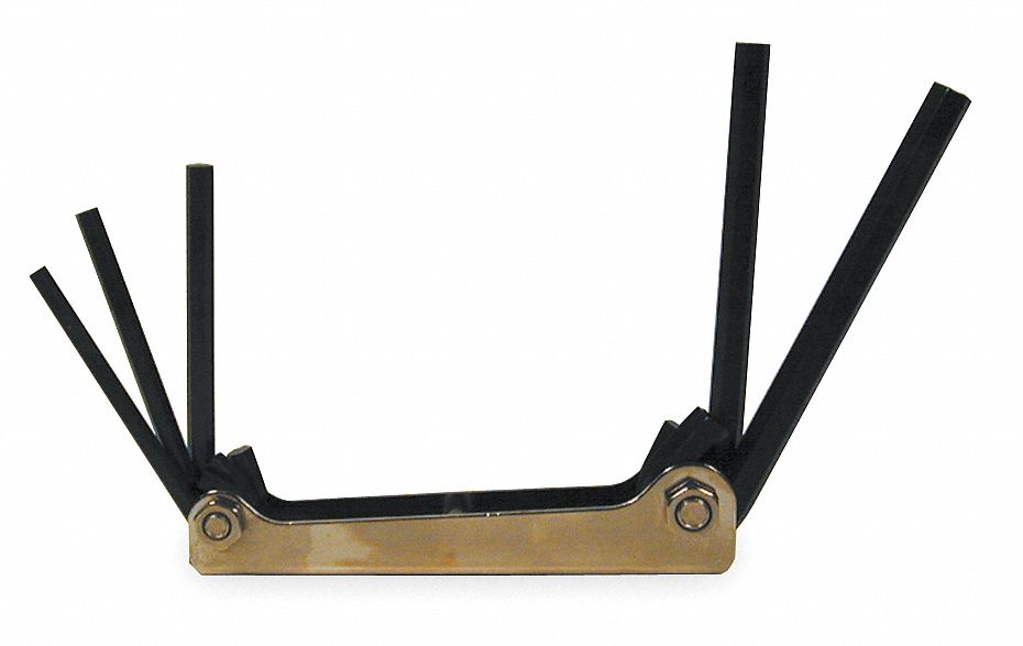 PROTO, 1 - 5 Pieces, Folding, Hex Key Set - 3R808|J4994 - Grainger