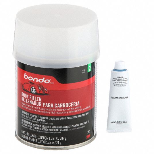BONDO, Polyester, Pink, Body Filler - 3RAP8|OR-QT-ES - Grainger