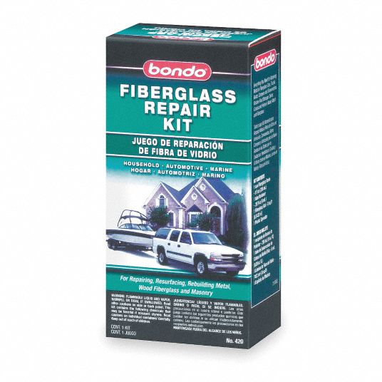 BONDO Fiberglass Resin Repair Kit, Liquid, 8 oz. - 3RAR9|420 - Grainger
