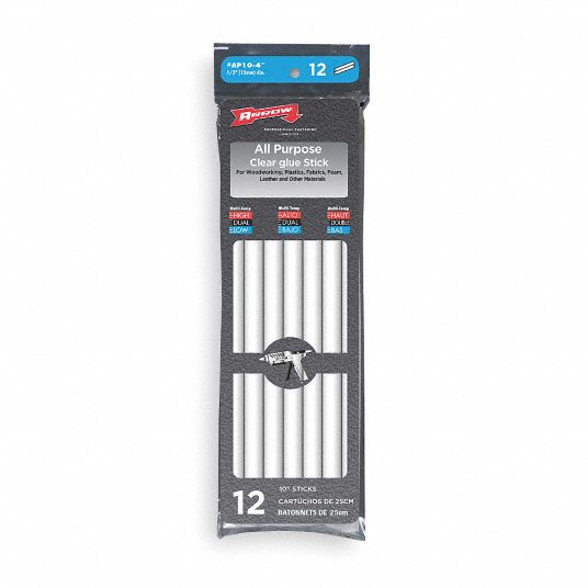Multi-Purpose Glue Sticks, PK 12 - Grainger