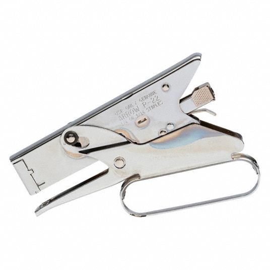 ARROW Plier Stapler: 6 3/4 in Overall Lg, For 1/4 in_5/16 in Staple Leg ...