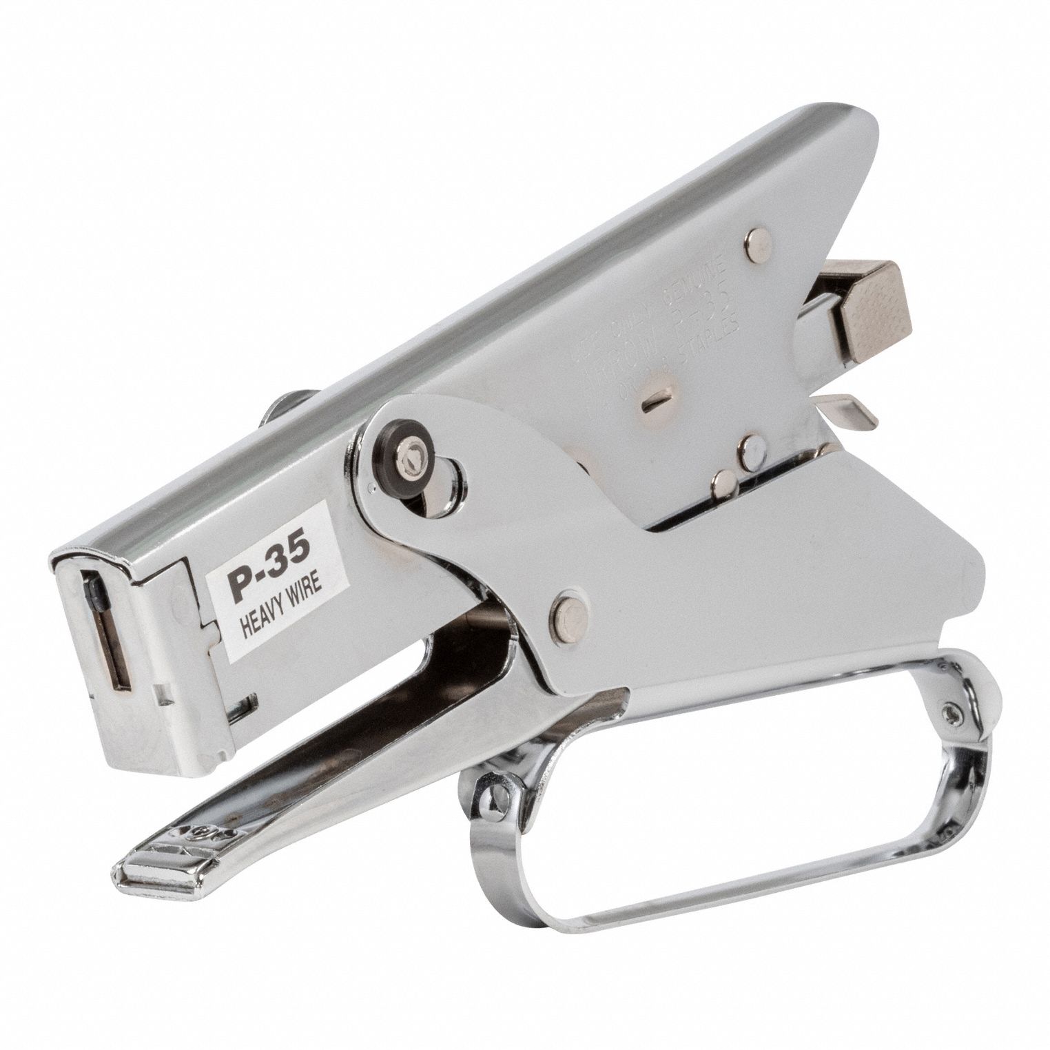 ARROW Plier Stapler: 6 3/4 in Overall Lg, For 1/4 in_3/8 in Staple Leg ...