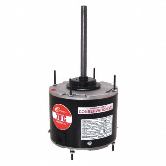 CENTURY, Stud Mount, Totally Enclosed Air-Over, Condenser Fan Motor ...
