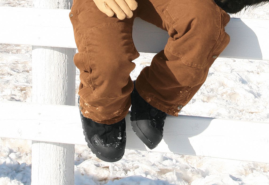 NEOS OVERSHOE Overboot: Mid-Calf Shoe, 11 in Boot Ht, Insulated, Black ...