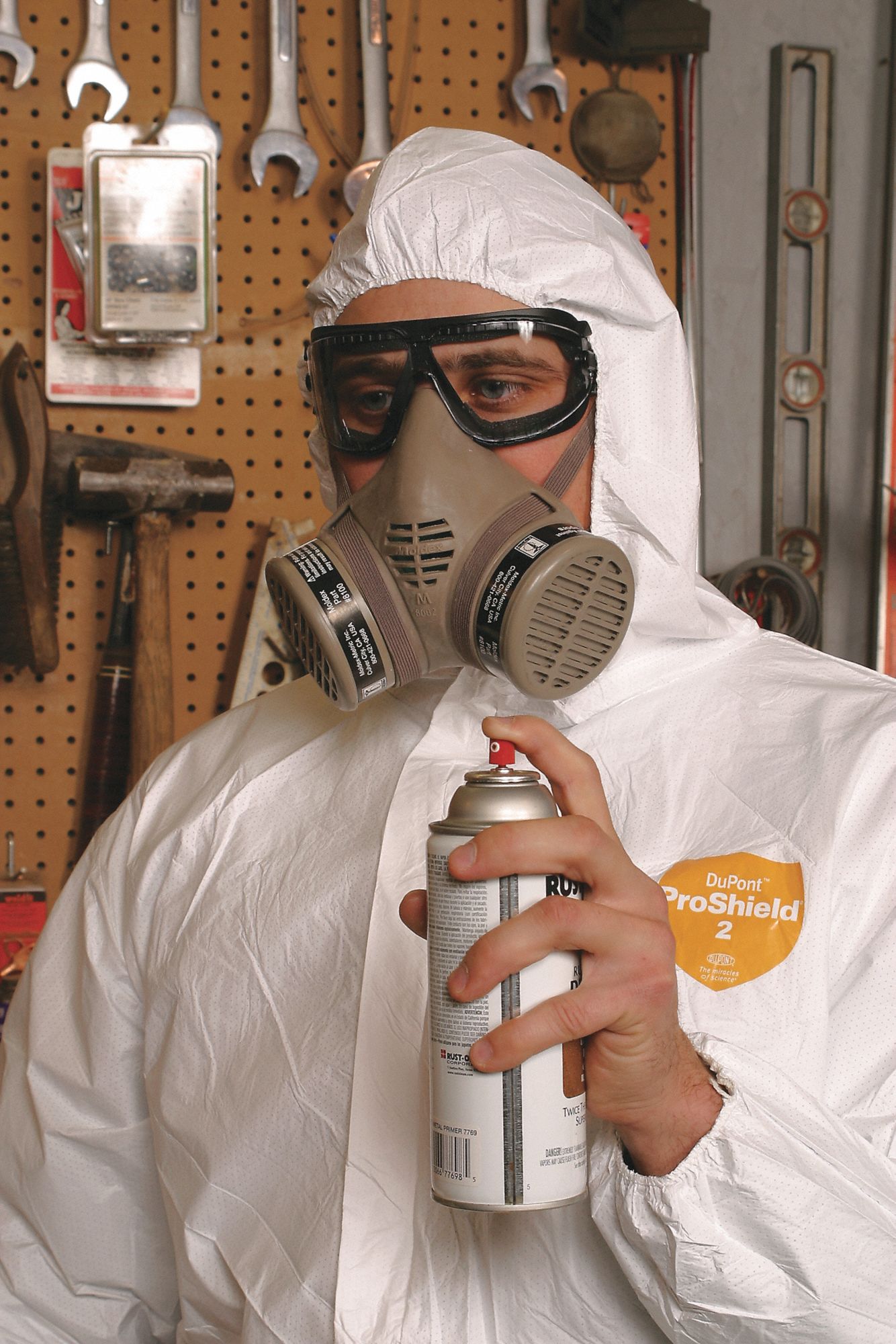 MOLDEX Half Mask Respirator Kit: 8000, 4 Cartridges Included ...