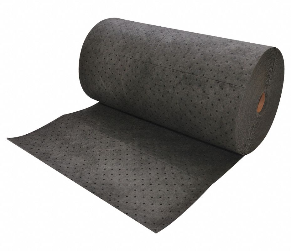 SPILFYTER Rollo Absorbente Universal 32" x 150 pies Polipropileno Gris ...