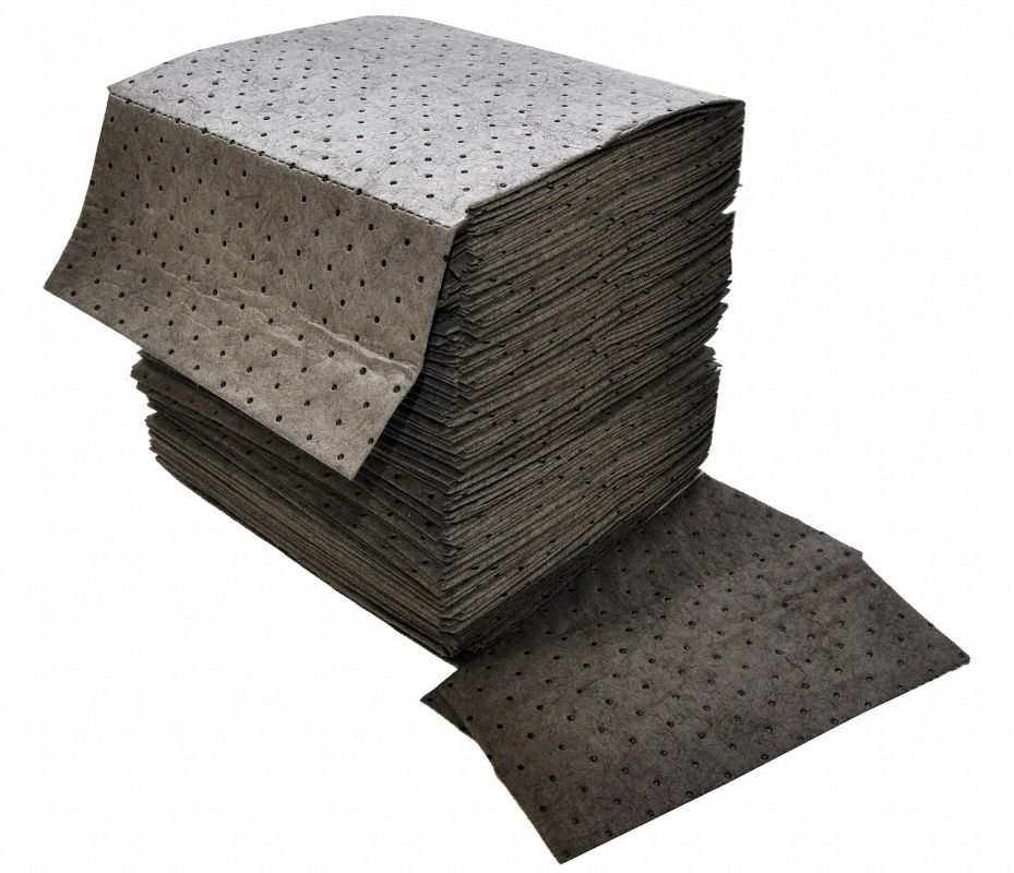 SPILFYTER Almohadilla Absorbente Universal 16" x 18" Polipropileno Gris ...