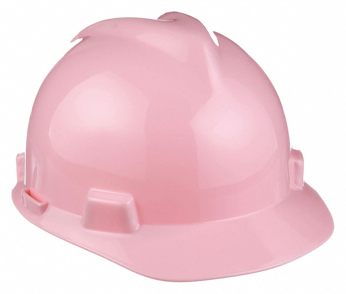 MSA, Pink, No Graphics, Hard Hat - 3RRV4|485364 - Grainger