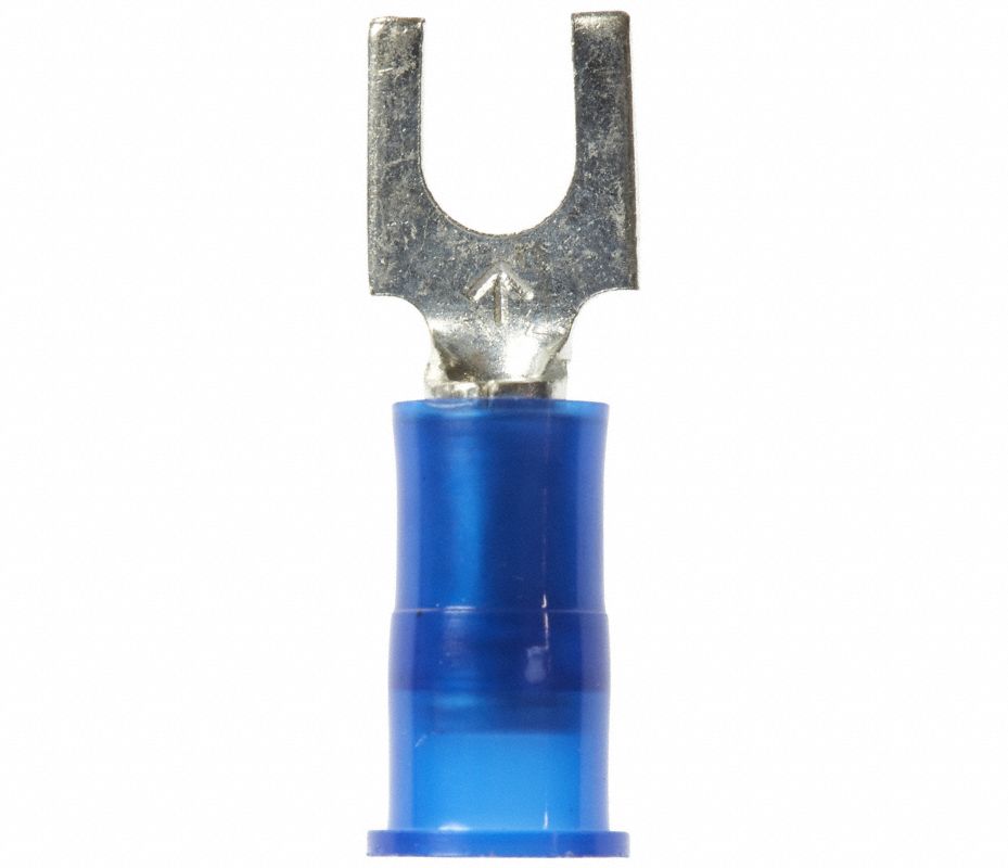 3M Terminal de Horquilla,Azul Nylon,Soldado Costura,16 a 14 AWG,100 PK ...