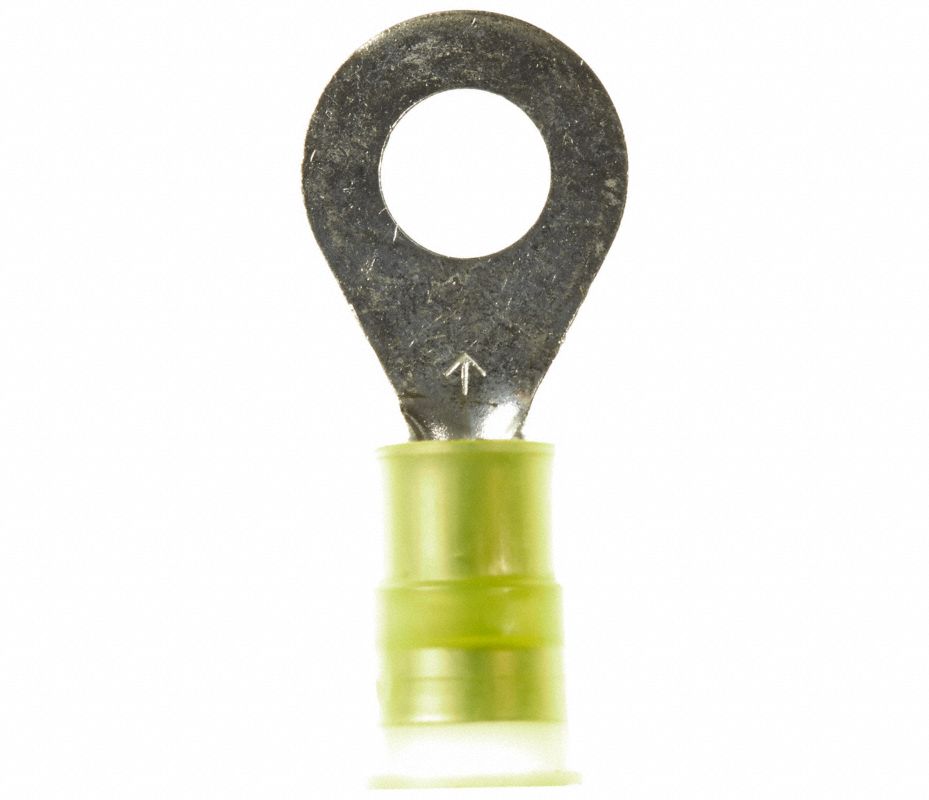 3M Terminal de Anillo,Amarilla Nylon,Costura Soldado,12 a 10 AWG, PK50 ...