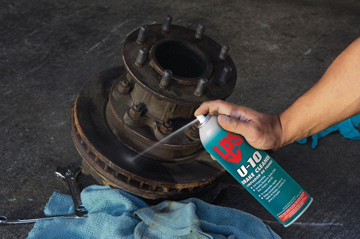 LPS Brake Parts Cleaner: Solvent, 20 oz Cleaner Container Size ...