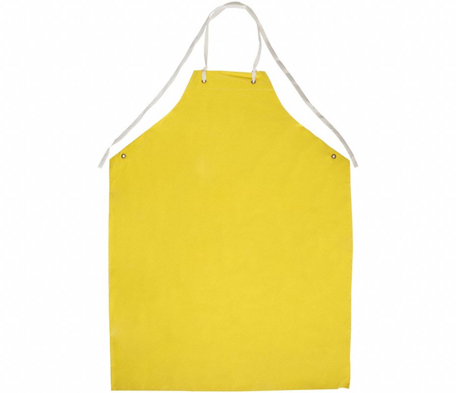 ALPHATEC Mandil con Peto Resistente a Químicos, Amarillo, Longitud 45 ...