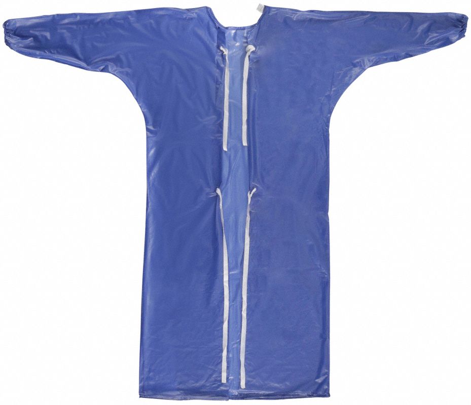 ALPHATEC Mandil con Mangas Resistente a Químicos, Azul, Longitud 54 ...