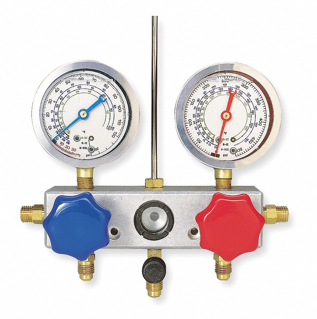 TIF, 2 Valves, 3 Hoses, Manifold Gauge Set - 3T078|TIF9575 - Grainger