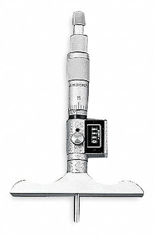 Depth Micrometer, Base Style Full, SPC Output No, Number of Measuring ...