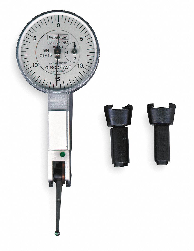 Item Fowler Double Range Indicator, Range 0.060 in, Dial Reading 0-15-0 ...