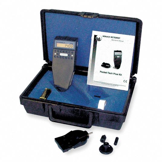 MONARCH Tachometer, Pocket Size - 3T181|Pocket-Tach Plus Kit - Grainger