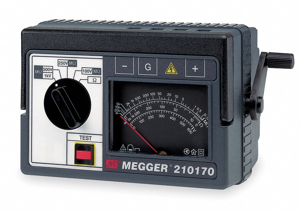 MEGGER, 0 ohm to 20 gigohm, CAT III, Megohmmeter - 3T843|210170 - Grainger