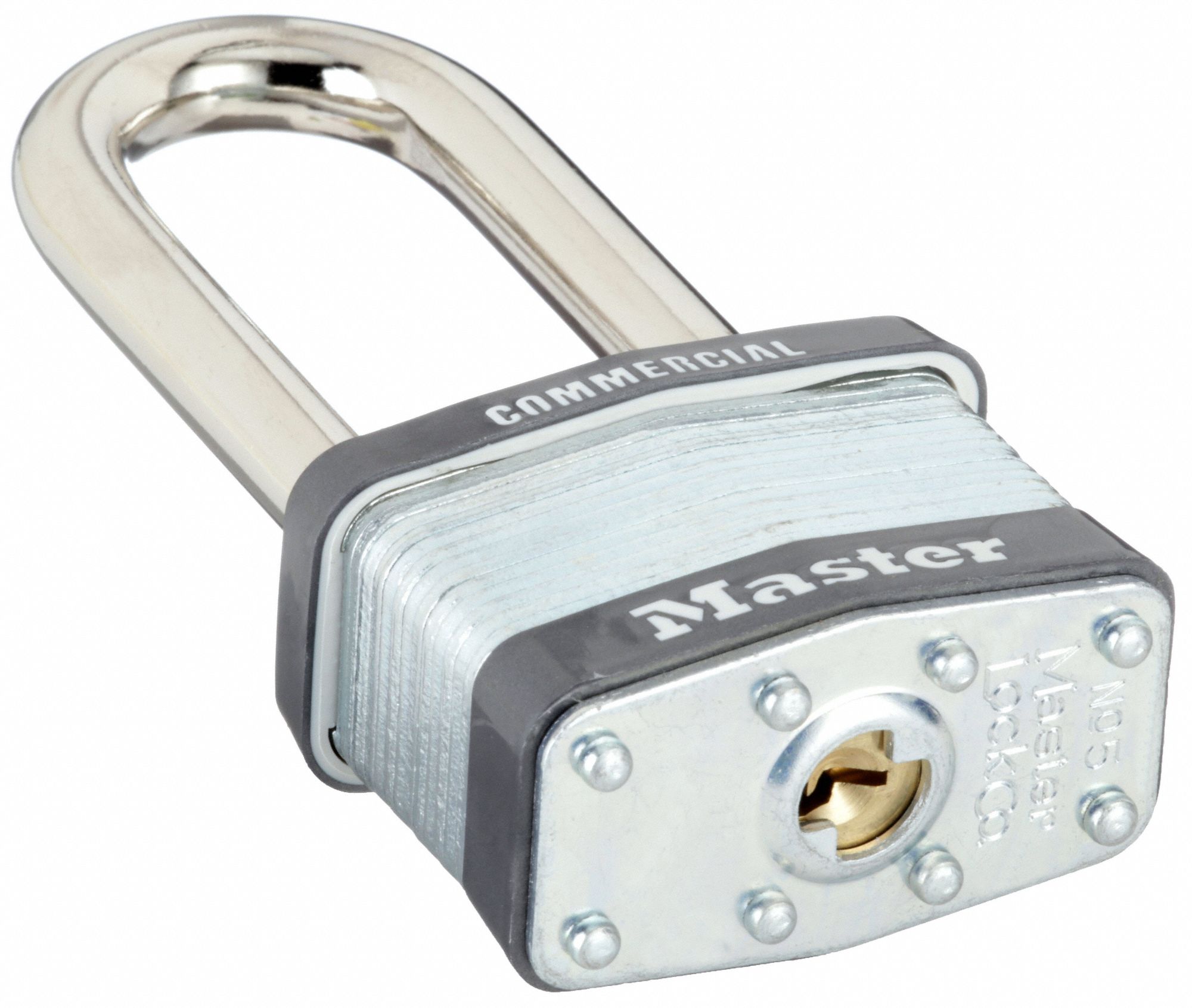 MASTER LOCK Padlock: 2 1/2 in Vertical Shackle Clearance, 15/16 in ...