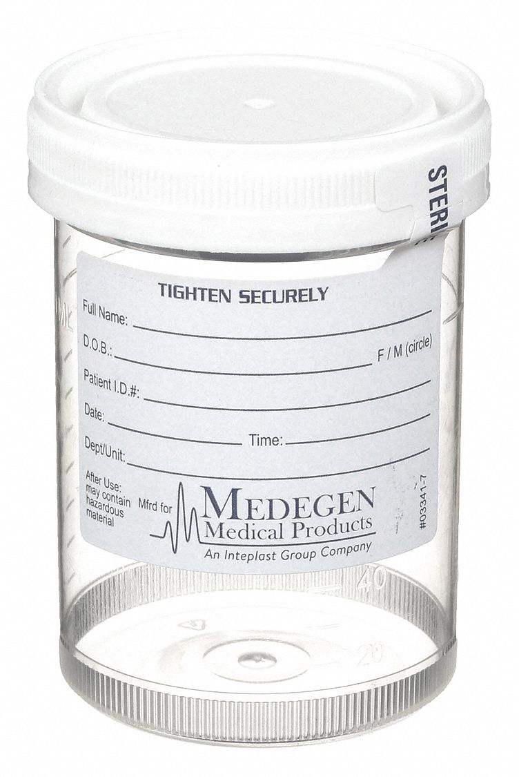 GENT-L-KARE, Sterile, Closure Included, Specimen Container - 3TAV5|4936 ...