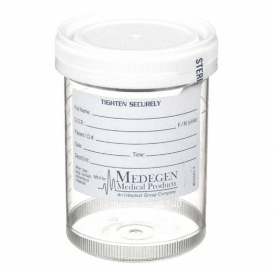 GENT-L-KARE, Sterile, Closure Included, Specimen Container - 3TAV5|4936 ...
