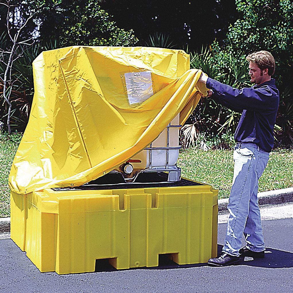 ULTRATECH TARP, 63½ X 63½ X 52 IN, FOR 1157, 1158, POLYETHYLENE, YELLOW ...