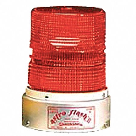 Strobe Light,Red,Flashing - Grainger