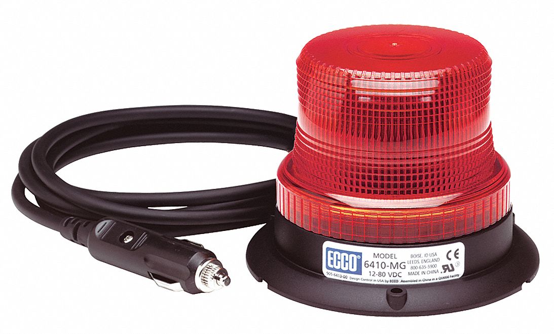 Strobe Light,Red,Flashing - Grainger