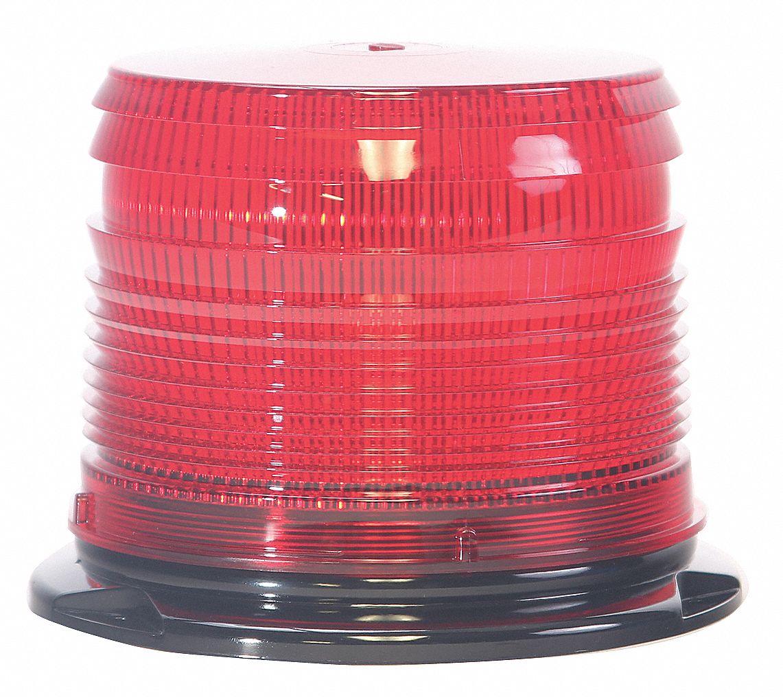 STAR Low Profile Strobe Light, Red, Flashing - 3TDN6|255TS-R - Grainger