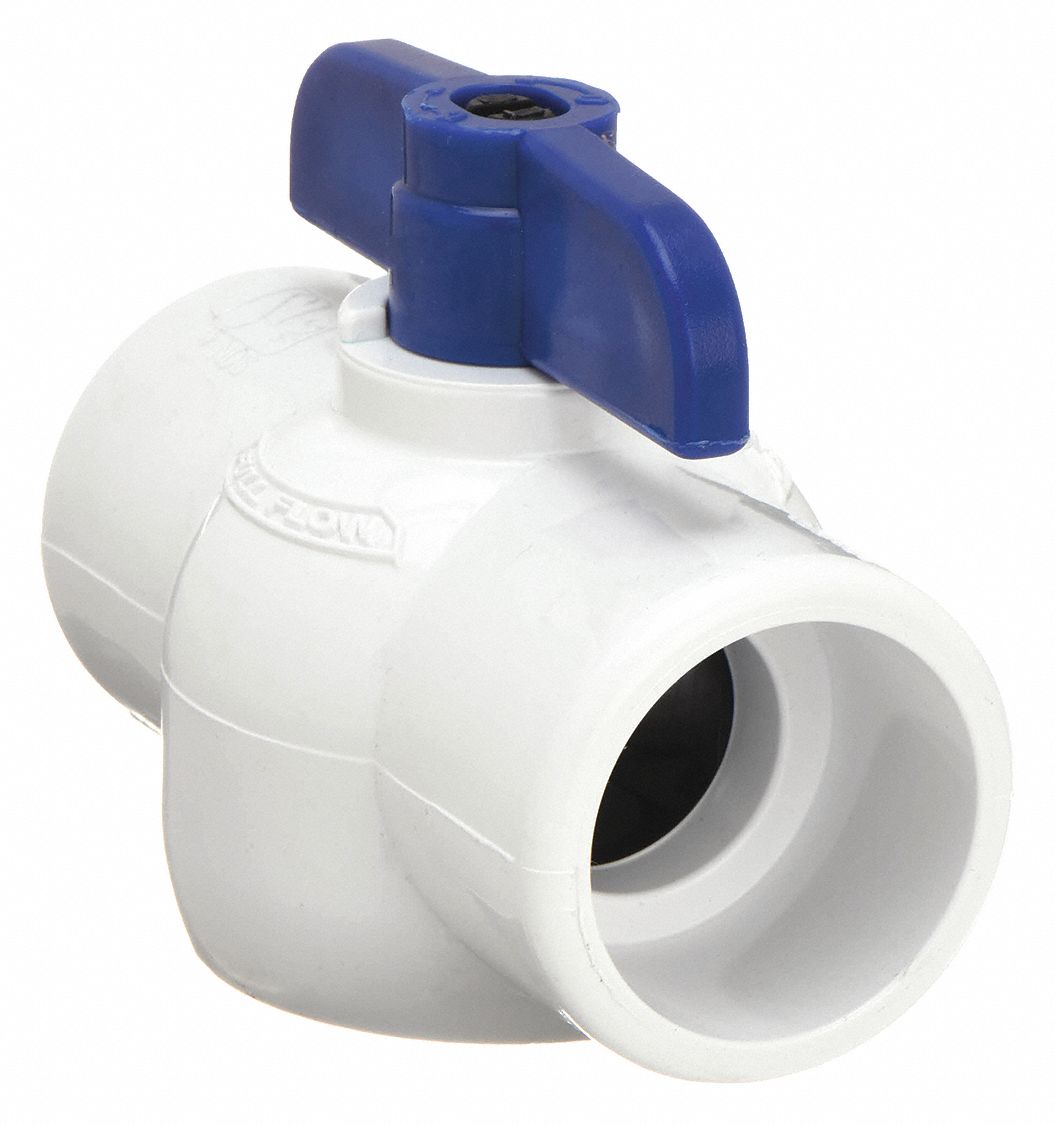 PVC Ball Valve,Inline,Socket,1-1/4 in - Grainger