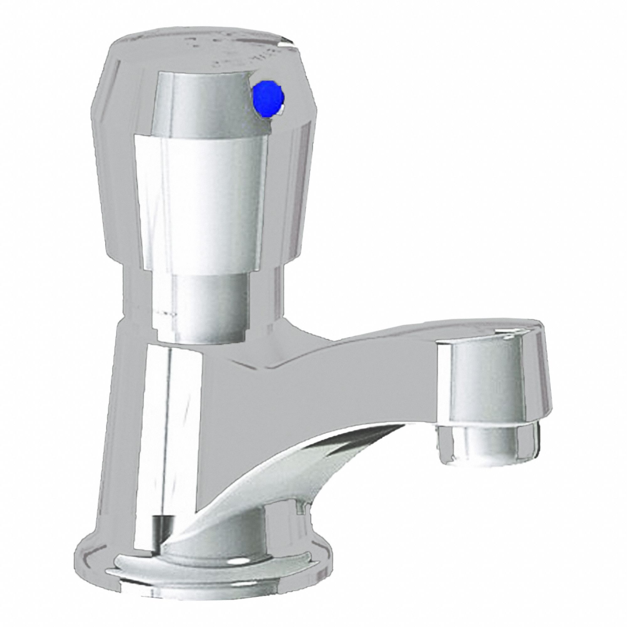 CHICAGO FAUCETS, 333, Single-Post, Low Arc Bathroom Faucet - 3TFH2|333 ...