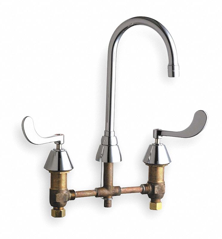 CHICAGO FAUCETS KITCHEN FAUCET,2.2 GPM,5-1/4IN SPOUT - Kitchen and ...