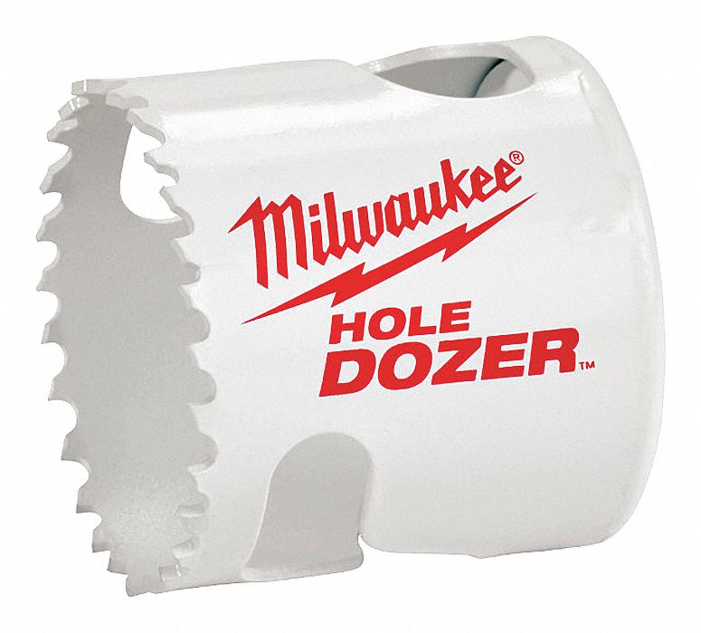 MILWAUKEE, 2 9/16 in Saw Dia., 3.5 Teeth per Inch, Hole Saw - 12T010|49-56-9632 - Grainger