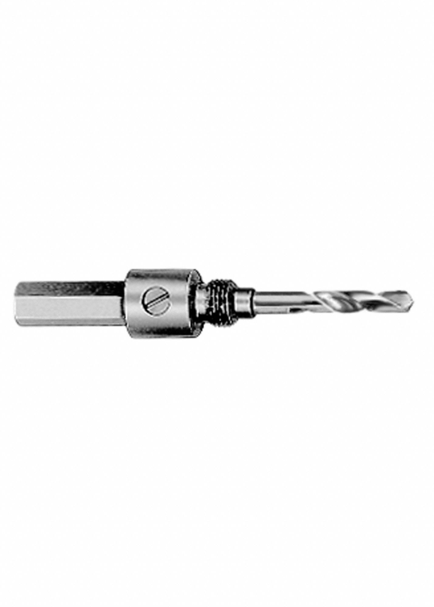 MILWAUKEE Hole Saw Arbor: Std, 1/2"-20 Thread Size, Hex Arbor Shank ...