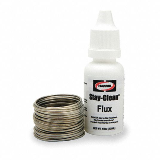HARRIS Solder Wire & Flux Kit: 3/64 in x 0.5 oz Spool - 3THF6|SBSKPOP ...