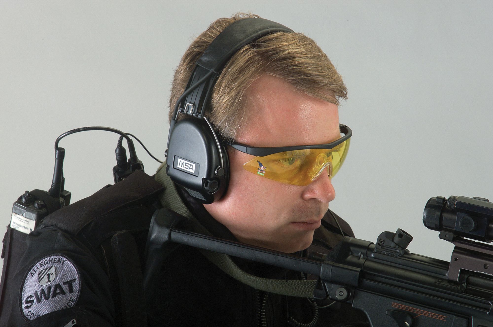 MSA Electronic Ear Muffs: Over-the-Head Earmuff, Active Noise ...