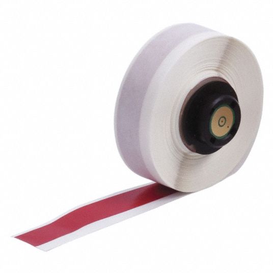 1/2 in x 50 ft, Vinyl, Continuous Label Stock - 3TJA1|PTL-8-439-RD ...