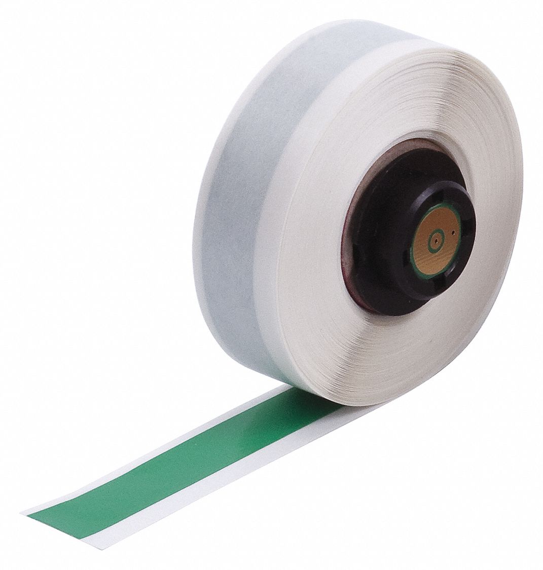 1/2 in x 50 ft, Vinyl, Continuous Label Roll - 3TJA3|PTL-8-439-GR ...