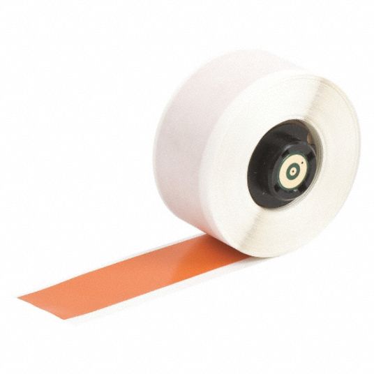 1 in x 50 ft, Vinyl, Continuous Label Roll - 3TJA7|PTL-42-439-OR - Grainger