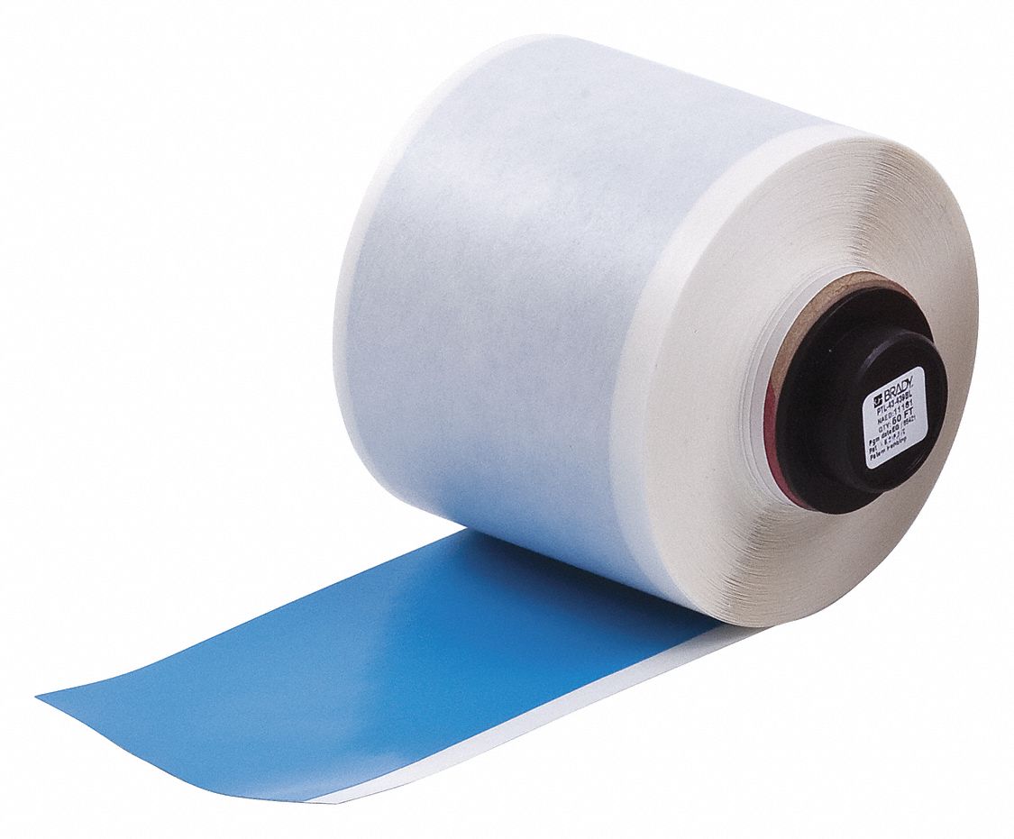 1 29/32 in x 50 ft, Vinyl, Continuous Label Stock - 3TJC7|PTL-43-439-BL ...