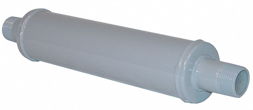 SOLBERG Inlet/Discharge Silencers: 3/4 in (M)NPT Inlet Size, 35 cfm, 14 ...