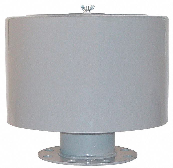 SOLBERG, 4 in Flange Inlet Size, 520 cfm, Filter Silencer - 3RAV5|FS ...