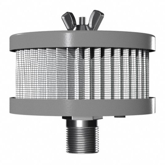 SOLBERG, 1 in (M)NPT Inlet Size, 30 cfm, Filter Silencer - 3TLD7|FT-15 ...