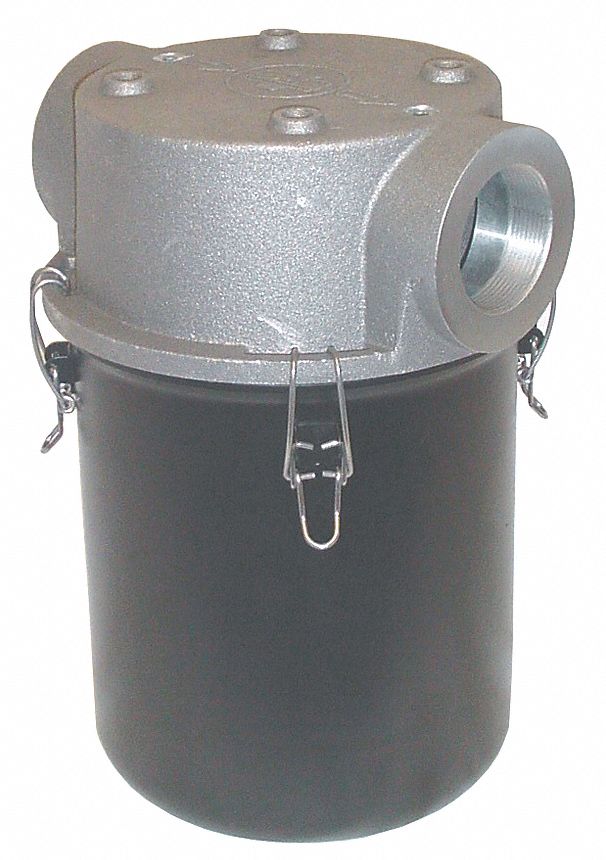 SOLBERG, 5 micron Rating, 99% Efficiency, T-Style Inlet Vacuum Filter ...