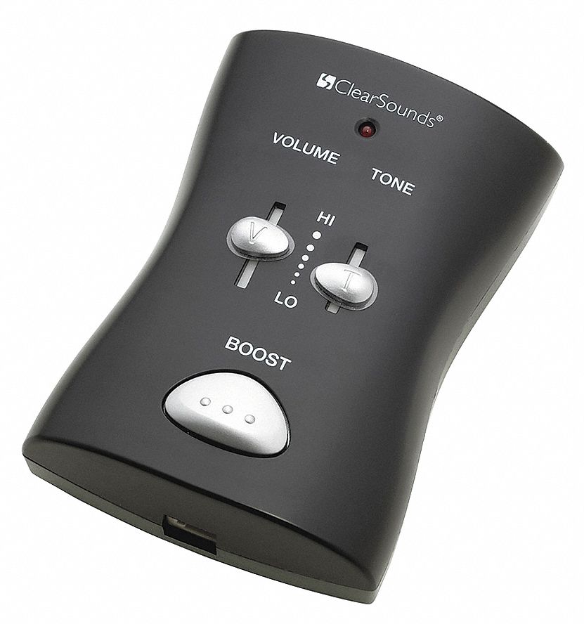 Phone Amplifier, Color Black - Grainger