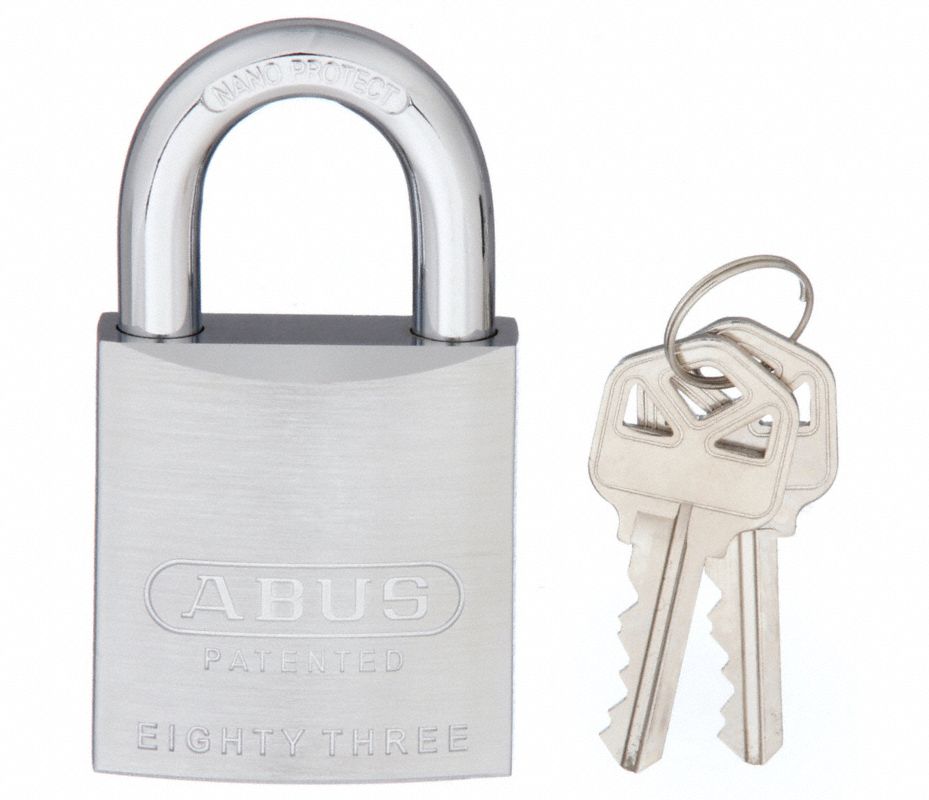 ABUS Candado, Acero, 1-3/64", 59/64", 3/8", Varía, ABUS, Seguridad General - Candados de Llave ...